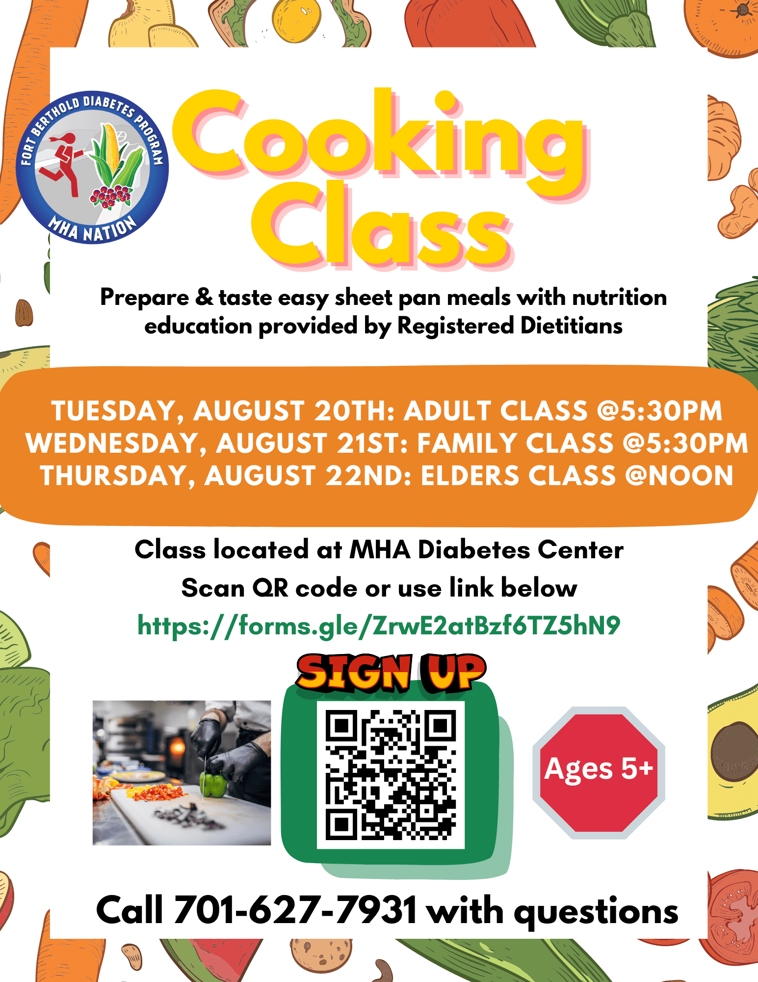 August’s Healthy Cooking Class! | Fort Berthold Diabetes Program
